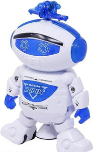 GIGGLE BYTES Musical Dancing Robot Toy 360 Degree Rotating Electric ...