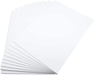 Flipkart.com | greencom Pk of 50 A4 300 Gsm White Craft Cardstock ...