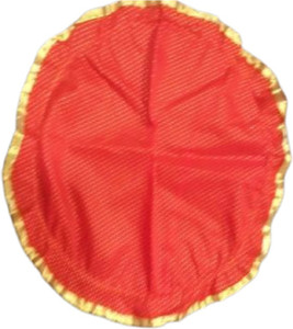 Misbee Crafts All -in-one Red Thali Cover/Dori Rumal Gold Foil Price in ...