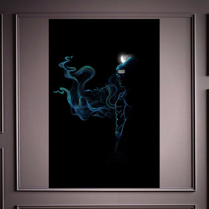 Lord Shiva Minimalist Frameless Poster Photographic Paper - Religious ...