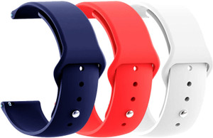 AOnes Pack of 3 Silicone Belt Watch Strap for Zebronics 7220ch Zeb-Fit ...