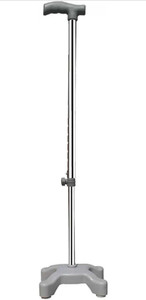 Naisa Surgical Grey 4Leg Height Adjustable Walking Stick Walking Stick ...
