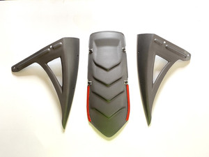 Saiga Parts Rear Shark Fin Fender for Yamaha R15 V3 Grey Bike Fairing ...
