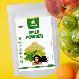 Amazer Care Amla Powder 100% Pure and Natural, Indian Gooseberry Powder ...