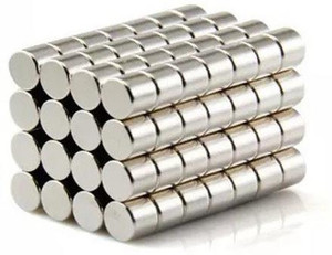 GMT 10 Pieces of 5X5mm Neodymium Cylinder magnets for Fridge, Office ...