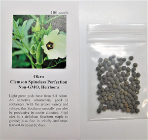 VibeX ® VMR-511 Clemson Spineless Perfection Okra Seeds Seed Price in ...