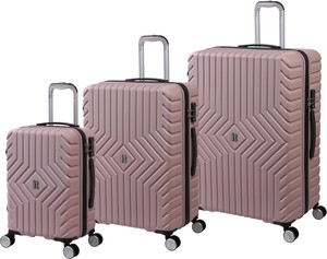 It Luggage Resonating 2630A Pink Expandable Hardsided Set of 3 Trolley ...