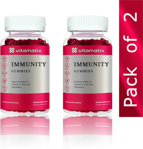 Vitamatix Immunity Booster Gummies for Adults & Kids with Vitamin C ...