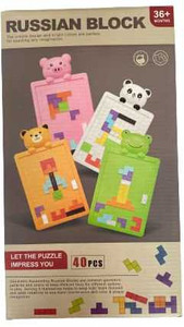 Jr. Billionaire Russian Block for kids 40pcs - Russian Block for kids ...