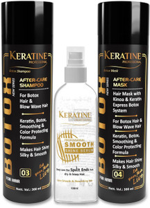 KERATINE PROFESSIONAL BOTOX AFTER-CARE SHAMPOO, MASK & SERUM 100 ml ...