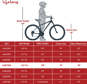 Lifelong Mybuddy cycle 16T with support for boys and girls 16 T Road ...