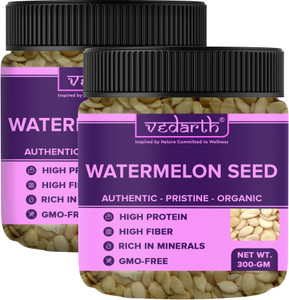 Vedarth Organics Watermelon Seeds, High Protein, Healthy Seeds for ...