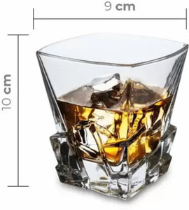 rk enterprise European Design Crystal Whiskey & Scotch Glass - Iceberg ...