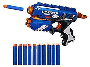 AMUSING Best Selling Hot Fire Gun Manual Shooting Toy Gun with 10 Soft ...