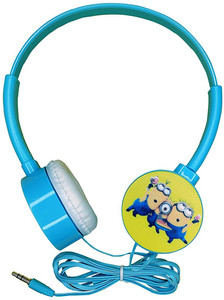 Himpex Wired Headphone with Mic Minions Design Punchy Deep Bass ...