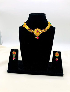 SKP Alloy Gold-plated Gold Jewellery Set Price in India - Buy SKP Alloy ...
