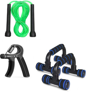 Dr Pacvu 3|Hand Gripper/Pushup Bar/Pencil Skipping Rope|Body Stretching ...