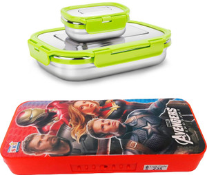 Flipkart.com | LINASHA Password Lock Pencil Box and Stainless Steel ...