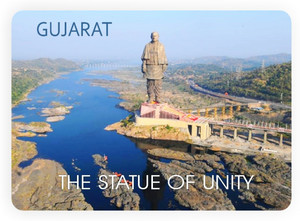 ROYALARTS Gujarat - The Statue Of Unity Fridge Magnet / ROYAL HERITAGE ...