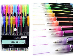 VINMOT Neon Gel and Glitter Color Pen Set Gel Pen - Buy VINMOT Neon Gel ...