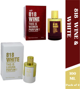 Buy HP 818 White & Wine Perfume 100ML Each (Pack of 2) Eau de Parfum ...