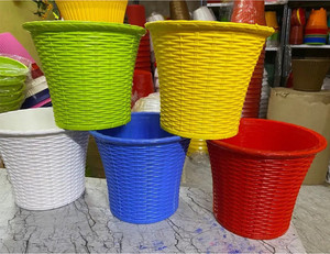 BLACKBEE Follower Pot ( Set of 6) 6 inch, Multicolor Juhi Beautiful ...