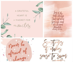 Inspirational Quotes Wall Abstract Poster (45 cm x 30 cm x 0.2 cm ...