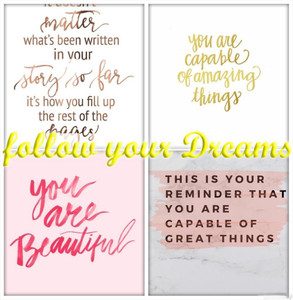 Inspirational Quotes Wall Abstract Poster (45 cm x 30 cm x 0.2 cm ...