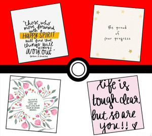 Inspirational Quotes Wall Abstract Poster (45 cm x 30 cm x 0.2 cm ...