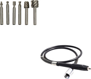 Digital Craft 6Pc HSS Rotary Burs Set,Die Grinder Shaft,, 6Pc HSS ...