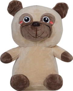 ULTRA Cute Soft Smile Dog Toy 11 inch (Brown) - 11 inch - Cute Soft ...