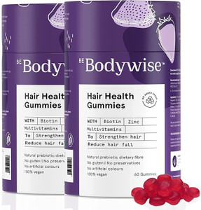 Bodywise Biotin Gummies for Hair Growth | No Added Sugar | Hair ...