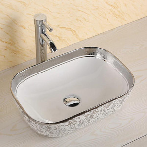 BasinWorld Wash Basin Countertop, Tabletop Ceramic Bathroom Sink/Basin ...
