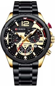 Curren 8395 Men's Sport Quartz Chronograph Wristwatches Luxury Watch ...