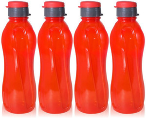Wonder Plastic Prime Thunder Fliptop Water Bottle, Set of 4 Pc, 1000 ml ...