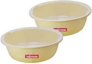 Wonder Plastic Prime Tub 13 for Home/ Kitchen, Set of 2 pc Tub 10 LTR ...