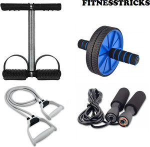 Fitnesstricks Gym Home Workout Set Fitness Accessory Kit Kit - Buy ...