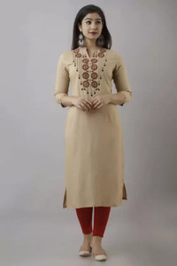 Astya style - JAIPURI BLOCK PRINT Women Embellished Straight Kurta ...