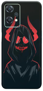 Skins Factory Red Horns Mobile Back Skin Sticker, One Plus Nord CE2 ...