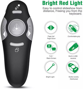 Technobyte Wireless Remote Control Pointer for PPT Presentation I Range ...
