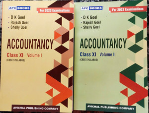 Cbse Accountancy Class 11 Volume 1 & 2 Avichal Publishing Company: Buy ...