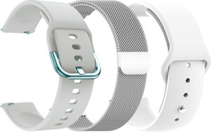 AOnes Pack of 3 Metal Chain Belt & Silicone Watch Strap for Fossil ...