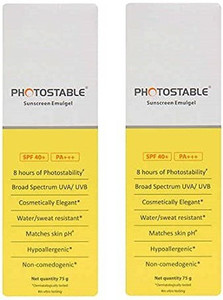 Photostable Sunscreen - SPF 50 PA+++ Sunscreen Emulgel, SPF 40 - Price ...