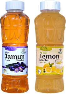 NATRAJ The Right Choice Jamun & Lemon Sharbat 1500 Ml (Pack of 2 x 750 ...