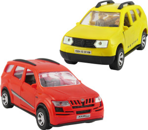 DEALbindaas Combo of XUV 500 & Duster Cars Pull Back Die-Cast Door ...