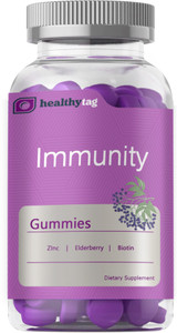 Healthy Tag Immunity Booster Gummies for Adults & Kids with Vitamin C ...