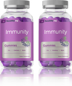 Healthy Tag Immunity Booster Gummies for Adults & Kids with Vitamin C ...