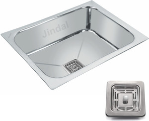Jindal steel 24x18x9 Stainless Steel kitchen Sink 304 Grade Heavy duty ...