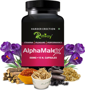 Riffway AlphaMale X Ayurvedic Capsule For Long Timing Bigger Harder ...