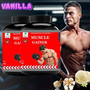 hindustan herbal Muscle Gainer, Muscle Growth& Body Growth, Flavor ...